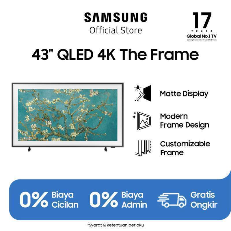 Promo Samsung Lifestyle Smart Tv The Frame 43 Inch Ls03b Qled 4k F ...