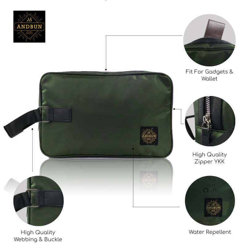 Promo Tas Pouch Clutch Pria Wanita Korea Andbun By The X Woof Npouch1 ...