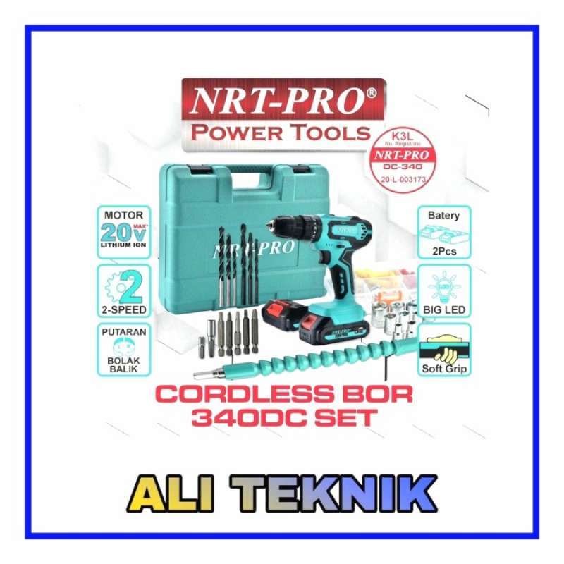 Promo Nrt Pro Product & Versi Terbaru.nrt-pro Dc340 Mesin Bor Bater ...