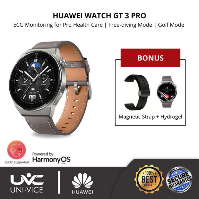 Promo Huawei Watch Gt 3 Pro Gt3 Pro Smartwatch Original Garansi Resmi ...