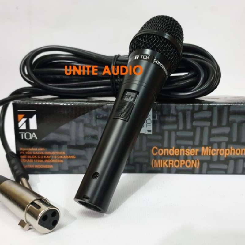 Promo Mic Kabel Condenser Toa Zm300as Zm 300 As Toa Zm-300as Diskon 33% ...