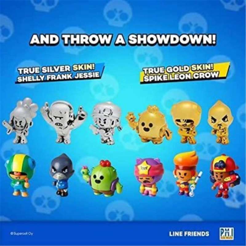 Jual Brawl Stars Mini Action Figure Surprise Singles Pack Foilbag Di ...