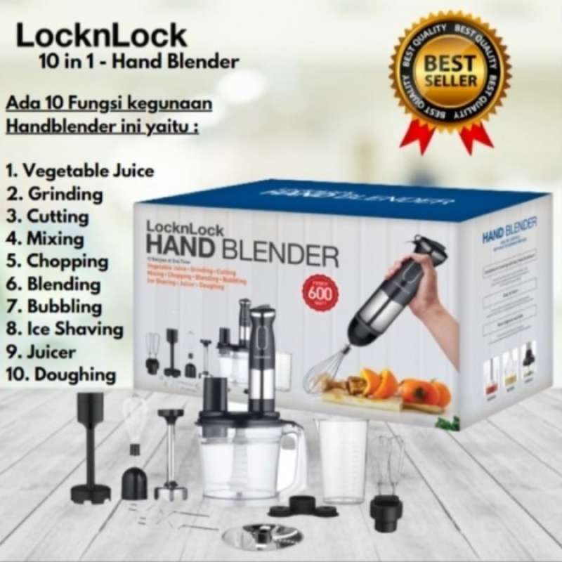 Promo Lock N Lock Hand Blender 10 In 1 New Diskon 10% Di Seller Tubruks ...