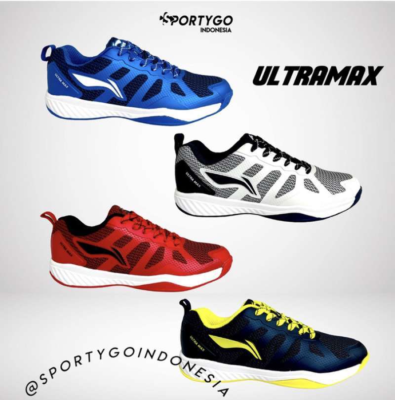 Promo Sepatu Badminton Anak Lining Ultra Max Original / Li-ning ...