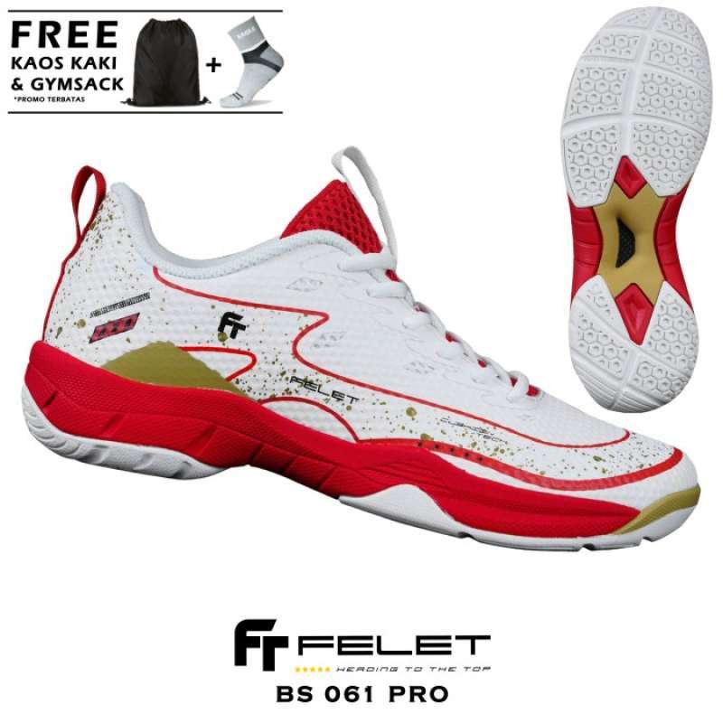 Promo Sepatu Badminton Felet Bs 061 Pro Sepatu Bulu Tangkis Felet Original Diskon 33% Di Seller ...