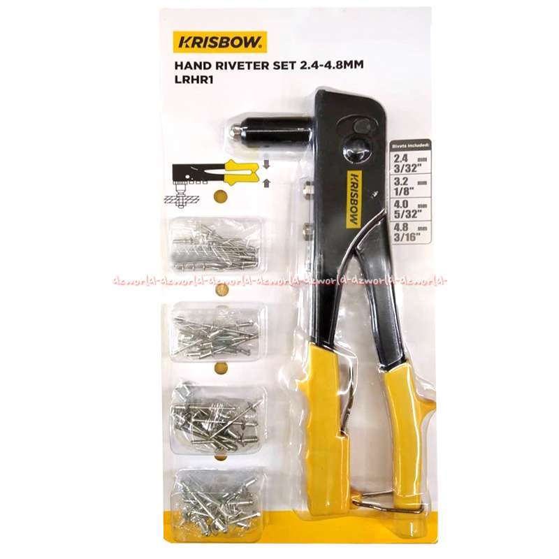Jual Krisbow Hand Riveter Alat Tang Rivet Alat Memasang Paku Keling ...