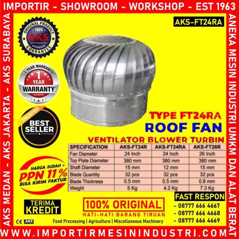 Promo Kipas Turbin / Roof Fan Turbine Ventilator Atap / Pabrik - Ft24ra ...