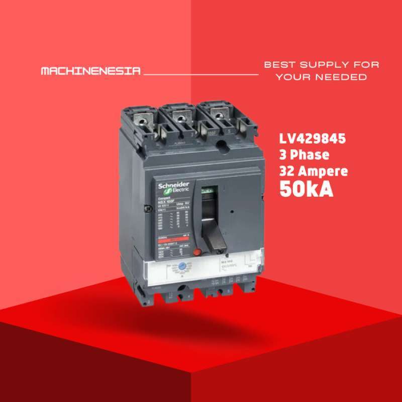 Promo Mccb Schneider Compact Nsx100n 3p 32a 3 Phase 32 Ampere 50ka ...