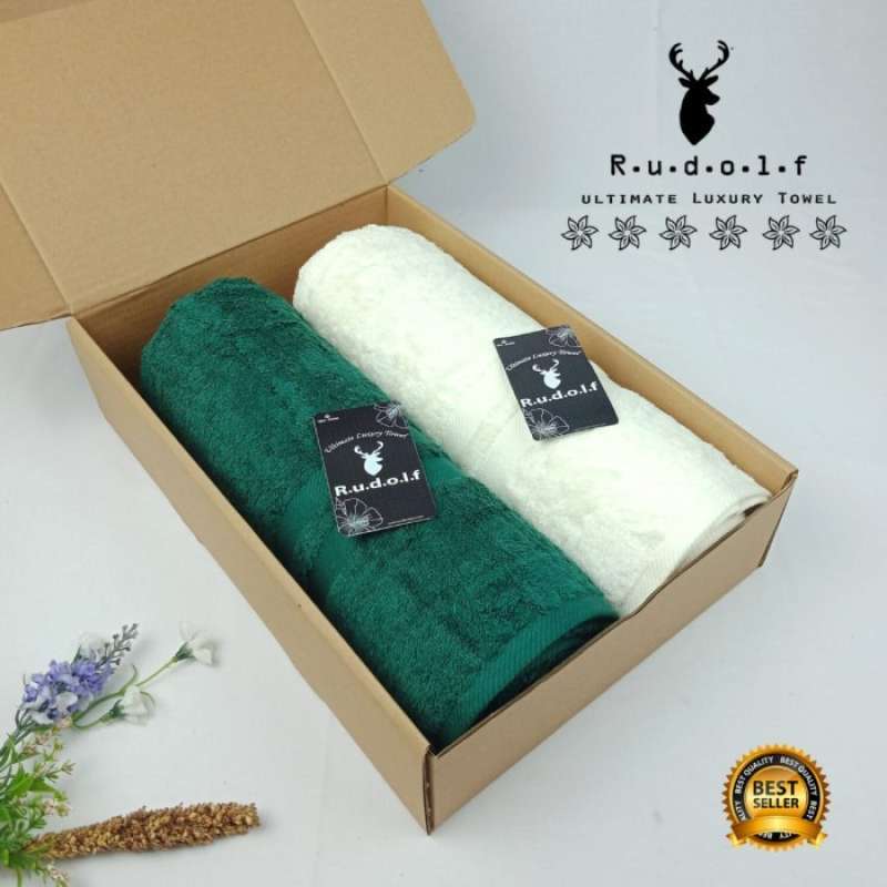 Promo Handuk Gift Set 2 Size 70x140 Terry Palmer Original Couple Biru ...