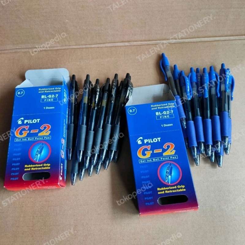 Promo Pulpen Pilot G-2 Gel Ink Ball Point Pen 0,7mm(bl-g2-7) - Hitam, 0,5 Diskon 20% Di Seller ...