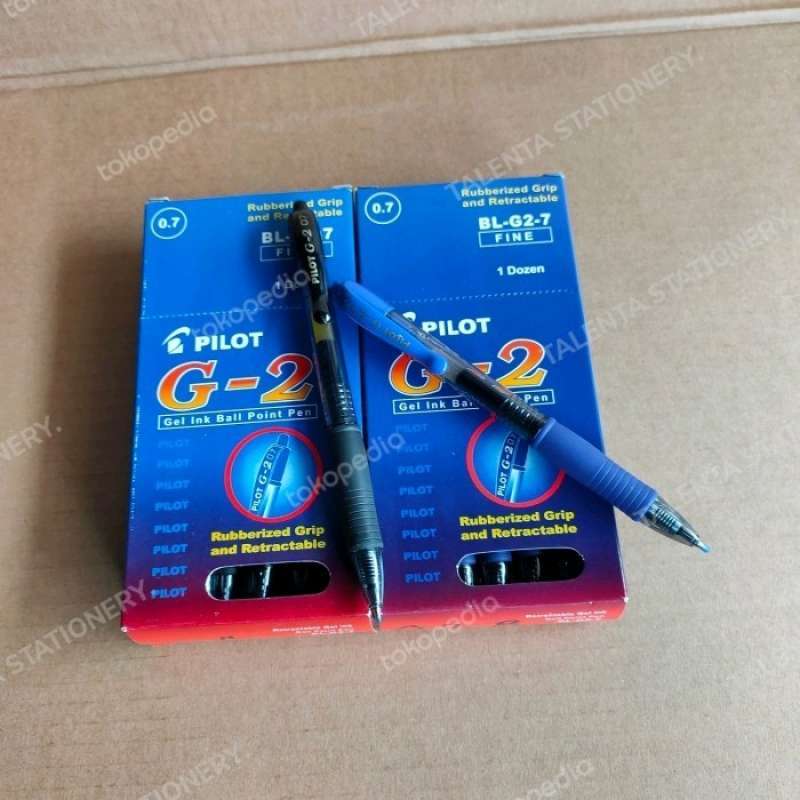 Promo Pulpen Pilot G-2 Gel Ink Ball Point Pen 0,7mm(bl-g2-7) - Hitam, 0 ...