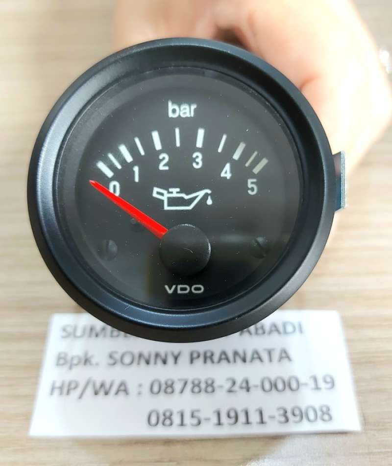 Promo Vdo 350-030-003 350030003 Engine Oil Pressure 5 Bar 52mm 12v - Genuine Diskon 23% Di ...