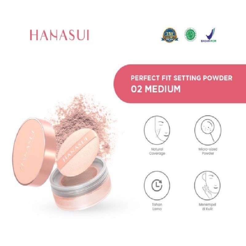Jual Hanasui Perfect Fit Setting Powder Di Seller Intan Kosmetik ...