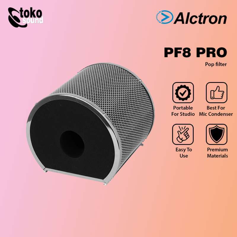 Jual Alctron Pf8 Pro - Professional Vocal Booth With Pop Filter Di ...