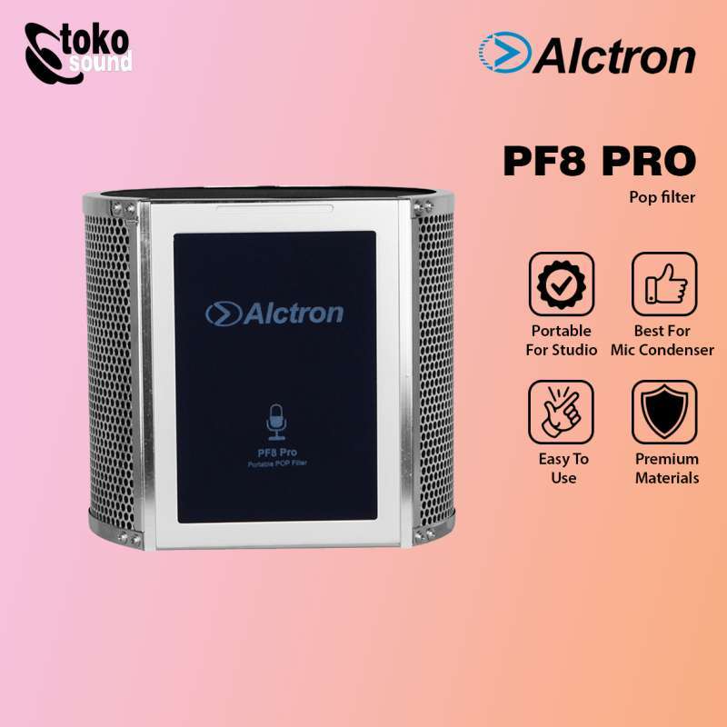 Jual Alctron Pf8 Pro - Professional Vocal Booth With Pop Filter Di ...