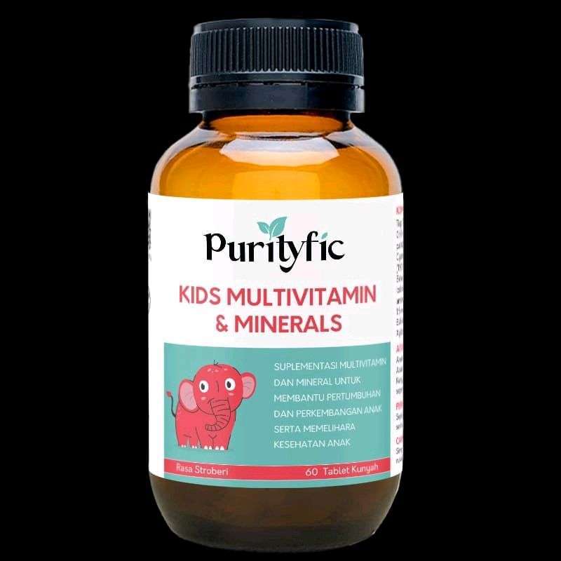 Jual Purityfic Smart Kids Multivitamin Anak Isi [60] Chewable Vitamin ...