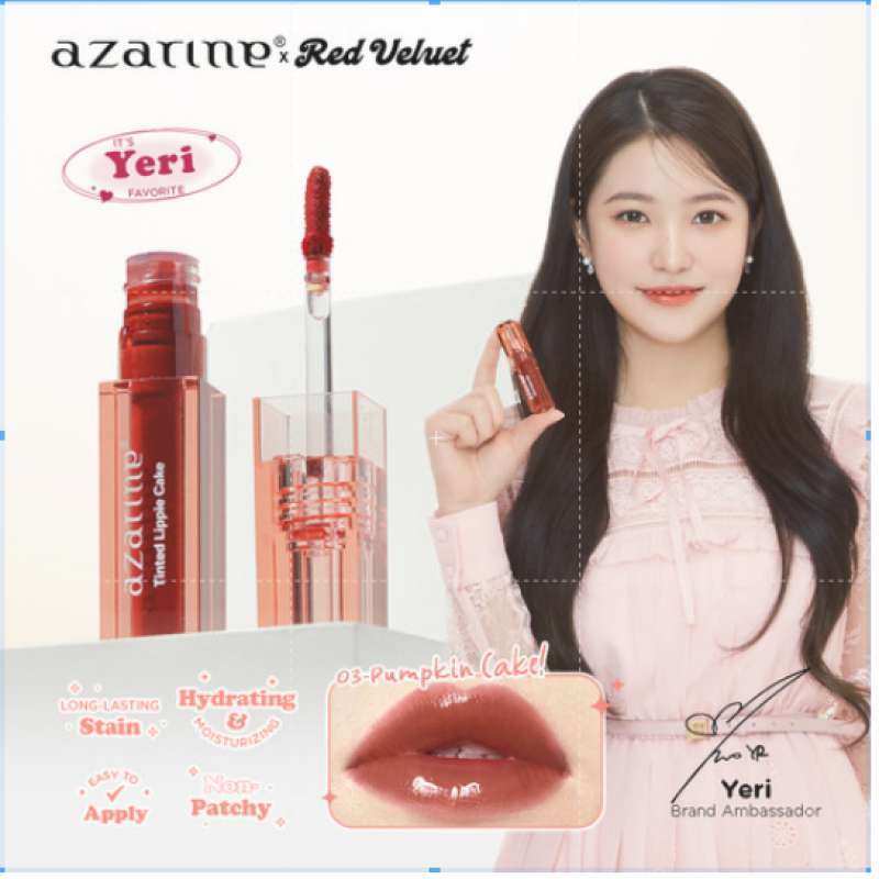 Jual [azarine X Red Velvet] Tinted Lippie Cake Lip Tint Ala Korea ...