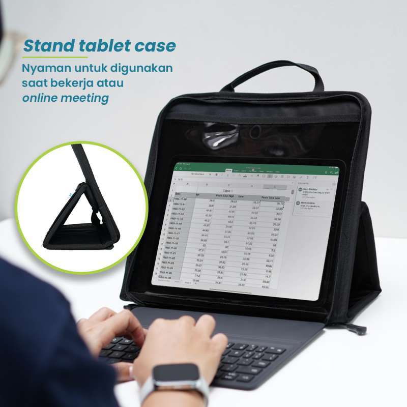 Promo Torch Ghata Office Organizer Tas iPad Stand Tablet Case Water ...