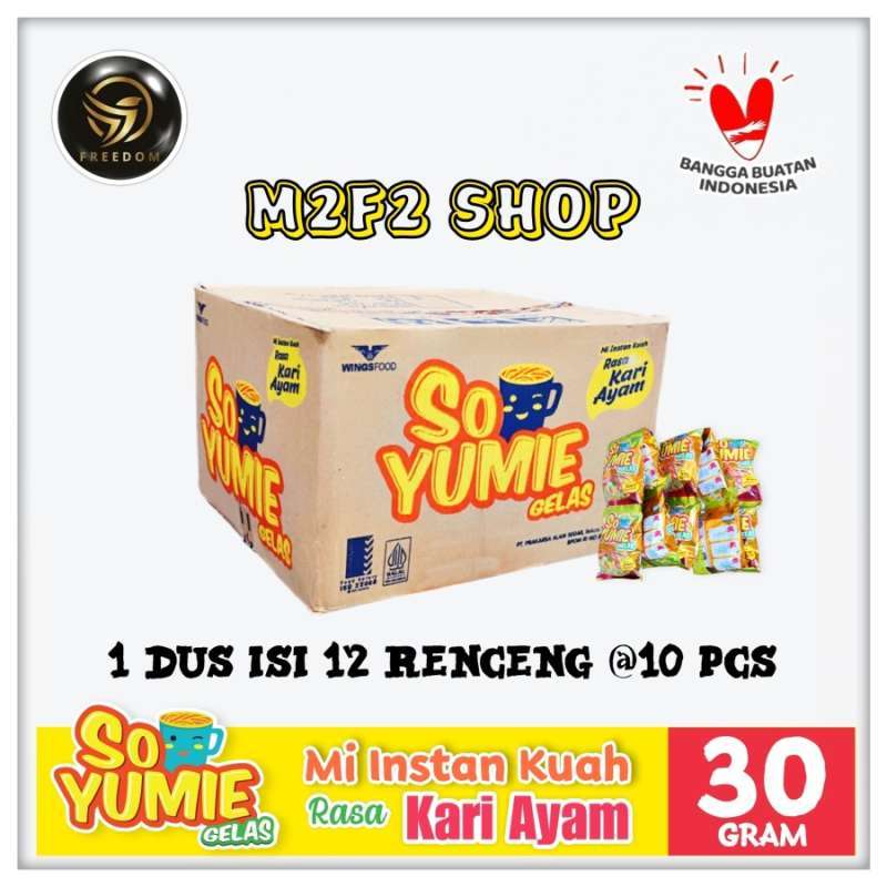 Promo Mie Gelas So Yumie Instant Kuah Kari Ayam Sachet - 30 Gr (kemasan Karton) Diskon 17% Di ...