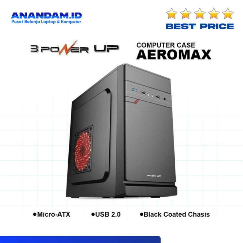 Jual Aeromax Micro Atx Case Am 550 Power Up Aero Max Case Cpu Di Seller ...