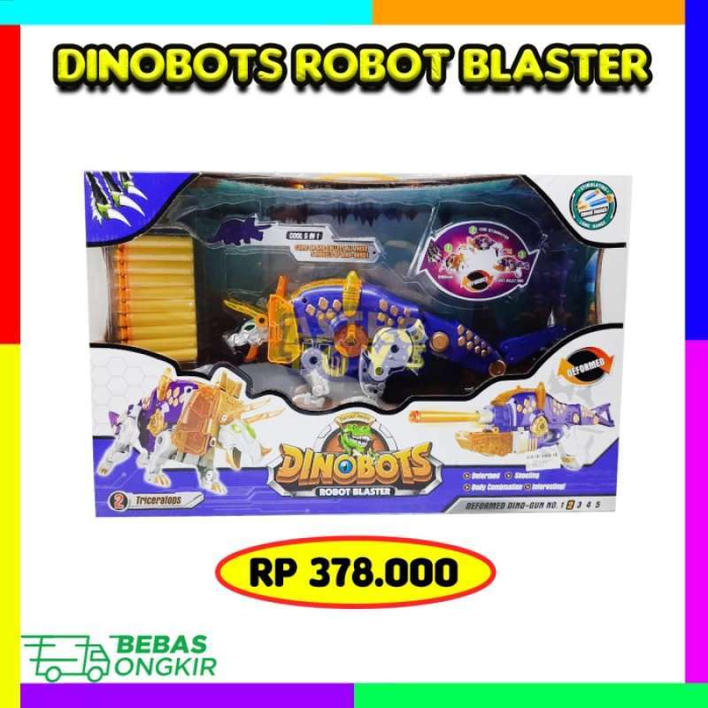 Jual Dinobots Robot Blaster Robot Soft Bullet Dinosaurus Di Seller ...