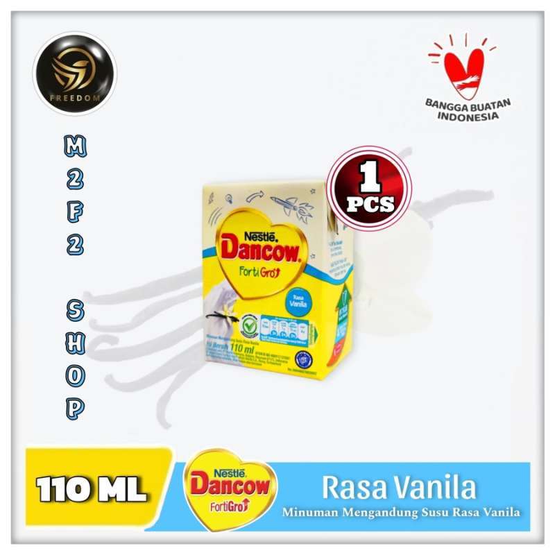 Promo Susu Dancow Kotak Fortigro Vanila | Vanilla Uht - 110 Ml (kemasan ...