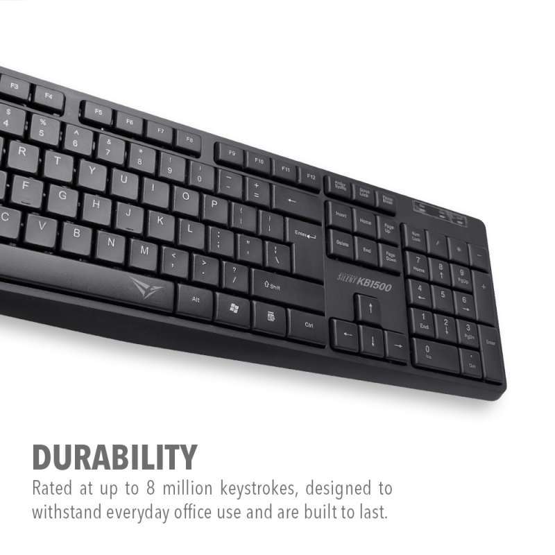 Promo Keyboard Office Alcatroz Silent Kb1500 USB Wired Keyboard ...