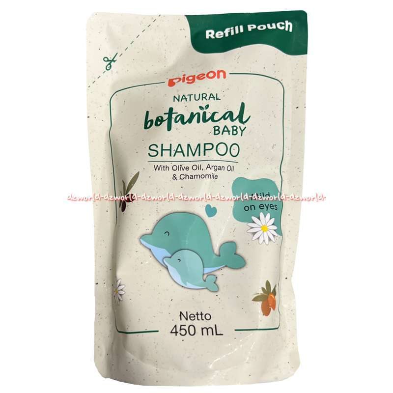 Jual Pigeon 450ml Natural Botanical Baby Shampoo With Olive Oil Body ...