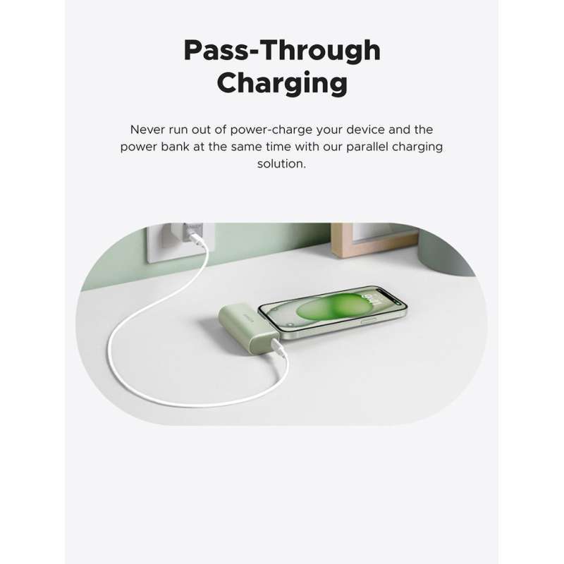 Jual Powerbank Anker A1653 Nano 22.5w, Built-in Usb-c Connector 5000mah ...