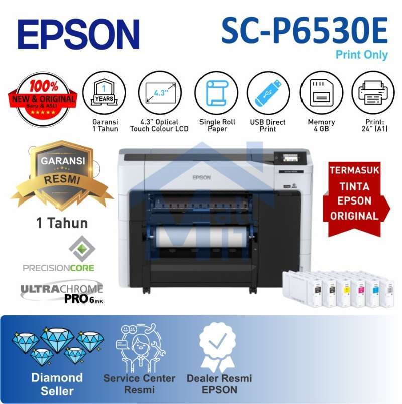 Jual Printer Epson Surecolor Sc-p6530e Sc P6530e Printer Foto A1 24 ...