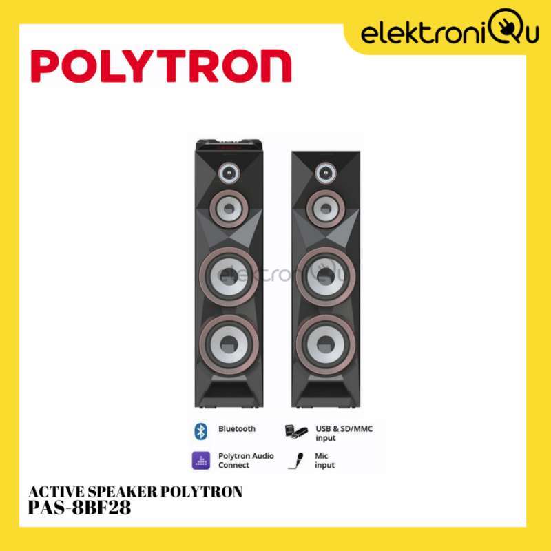 Jual Active Speaker Polytron Pas-8 Bf28 Bluetooth Connection Super Bass ...