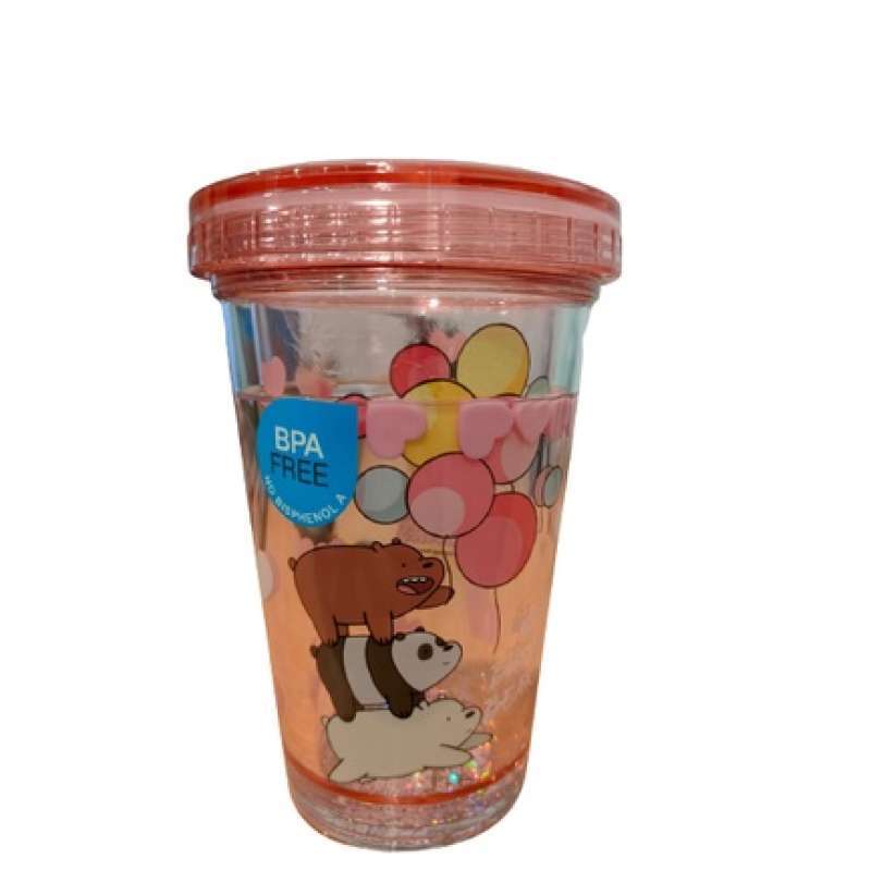 Jual Miniso Botol Minum Tumbler Tempat Air Minum Sedotan Straw 320ml We ...