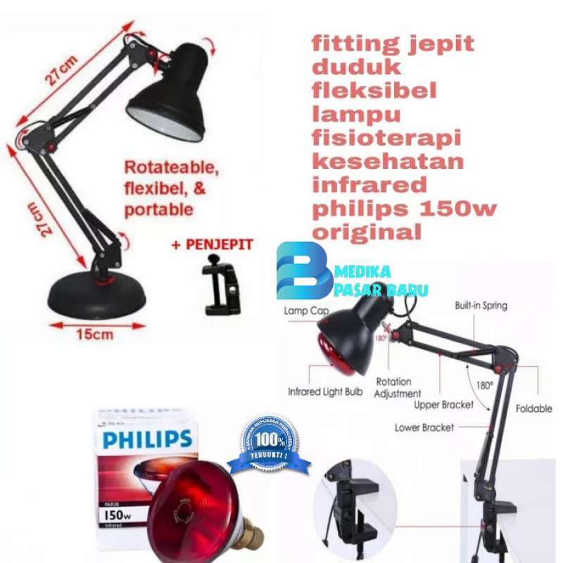 Promo Lampu Terapi Infrared Phillips 150 Wat Sinar Inframerah ...