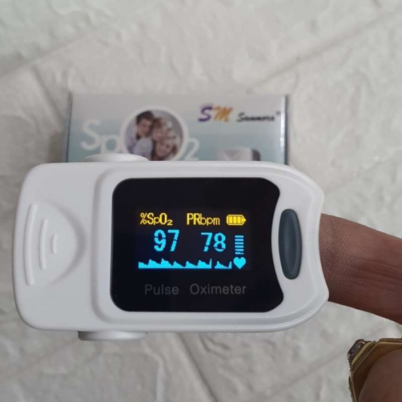Promo Pulse Oximeter Sammora Sm-208 / Oxymeter / Alat Oksigen Dalam ...