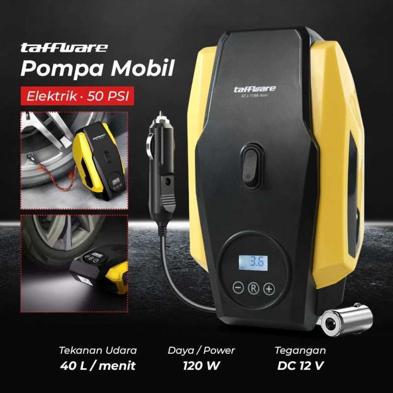 Jual Inflator Pompa Mobil Elektrik Serba Guna 50 Psi Atj-1166-mini ...