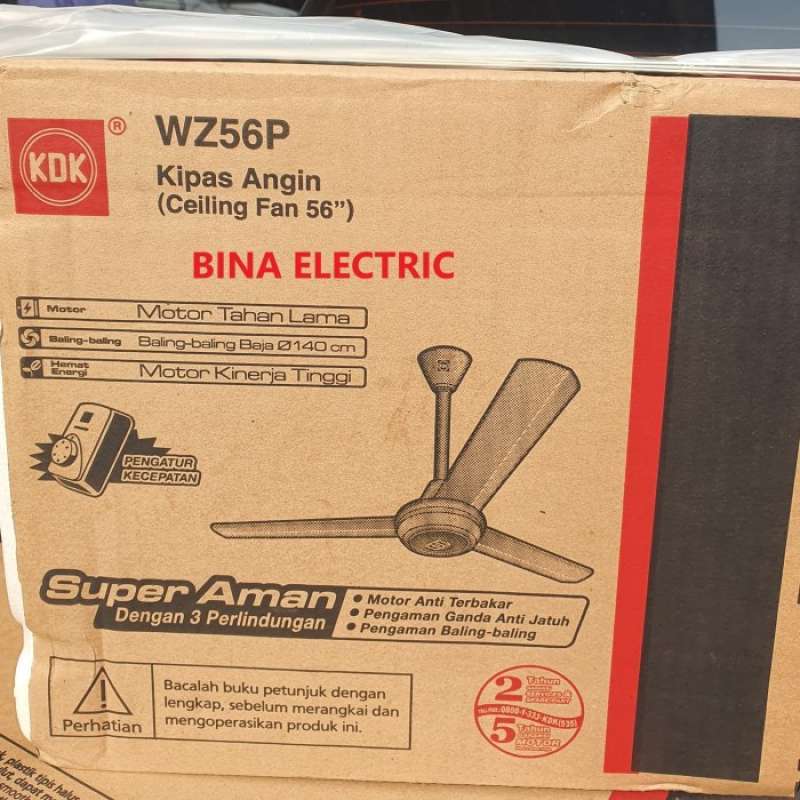 Promo Kipas Angin Ceiling Fan Kdk Wz56p 56 Besi Kipas Angin Gantung ...