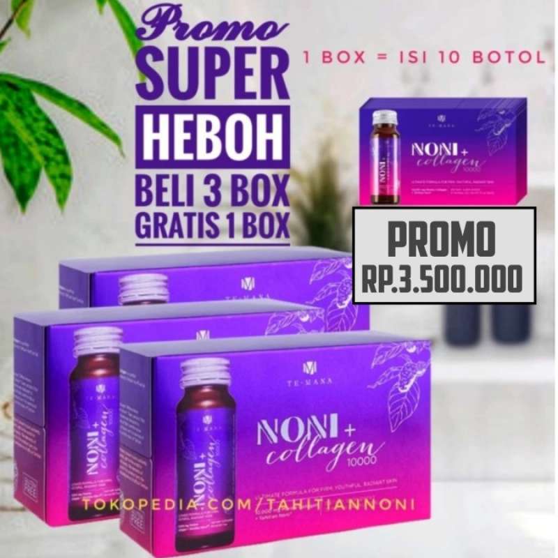 Promo Mo Noni Collagen Kolagen Temana Suplemen Kulit Terbaik Di Dunia Diskon 23% Di Seller ...