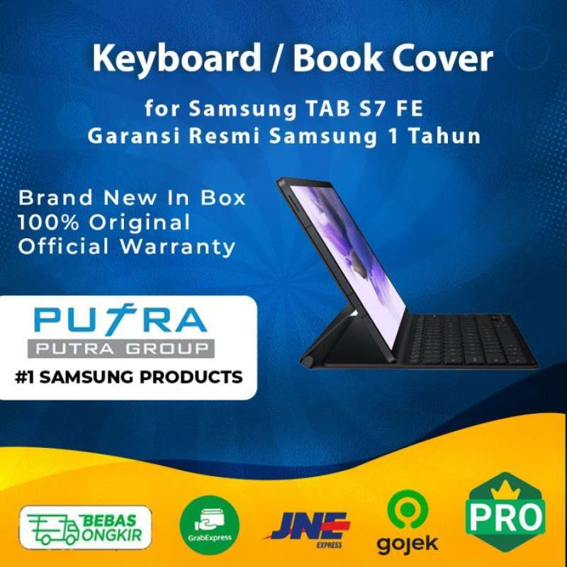 Promo (resmi) Book Cover Keyboard Slim Tab S7 Fe Keyboard - No Trackpad S7 Diskon 50% Di Seller ...