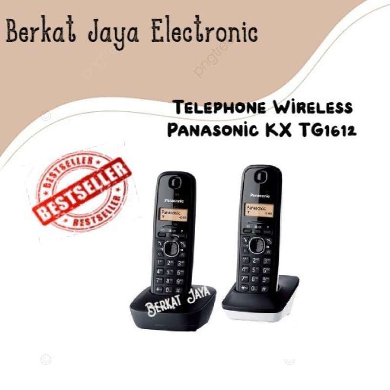 Promo Telepon Wireless Cordless Panasonic Kx-tg1612 Diskon 50% Di Seller Xionstore - Meruya ...