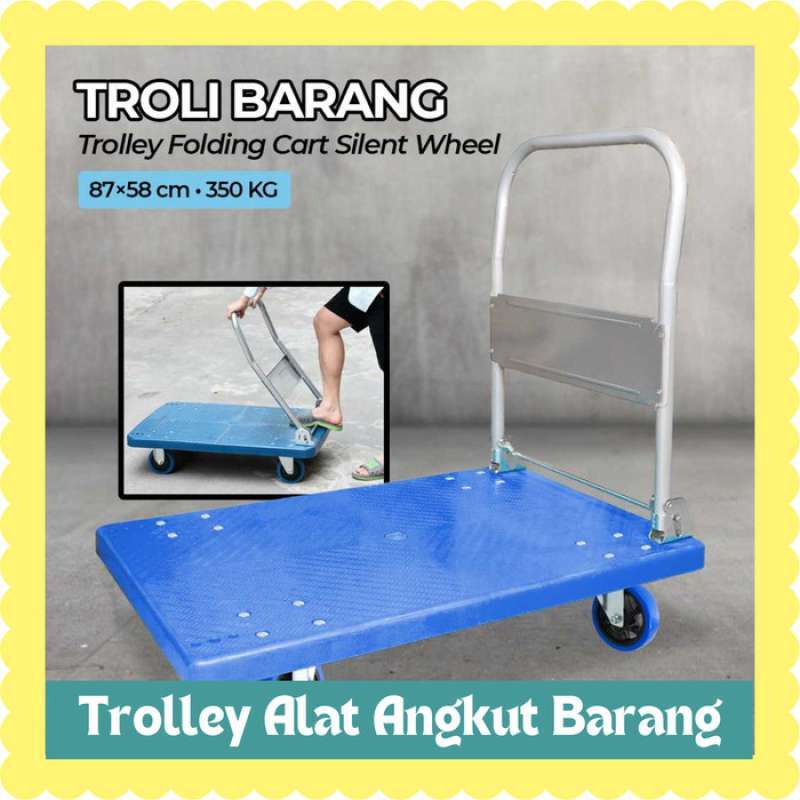 Promo Barang Lipat Alat Angkut Barang - Trolli Dorong 350 Kg 87x58cm ...