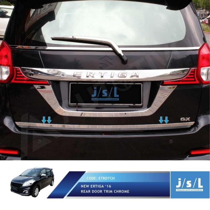 Promo New Ertiga List Pintu Belakang Trim Jsl/rear Door Trim Chrome ...