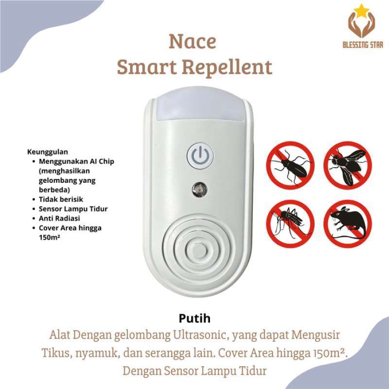 Promo Nace Smart Repellent Mengusir Tikus Nyamuk Anti Kecoa Diskon 23% ...