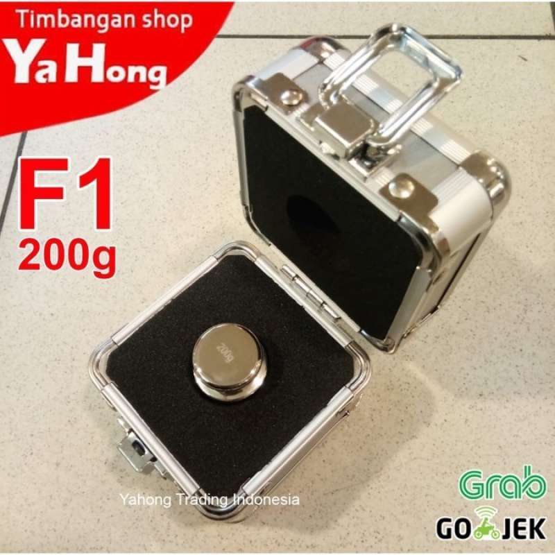 Promo Anak Timbangan Kalibrasi Batu Timbangan F1 Series 200g + Box Diskon 23% Di Seller ...