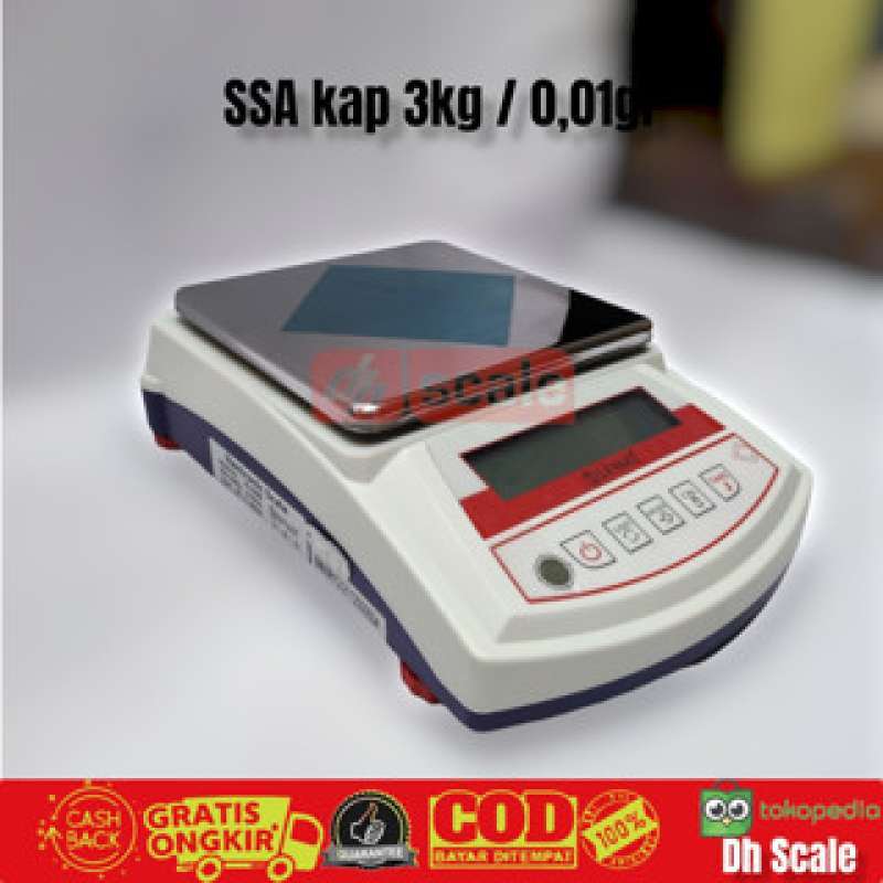 Promo Timbangan Laboratum, Emas, Kimia, Sayaki Ssa Cap 3 Kg - 0,01 Gr ...