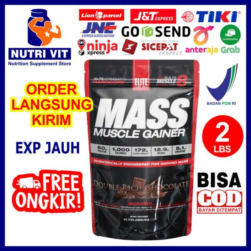 Promo Elite Labs Mass Gainer 2 Lbs 2 Lb Bpom Elitelabs Mass Gainer 2lbs 2lb Diskon 23 Di Seller