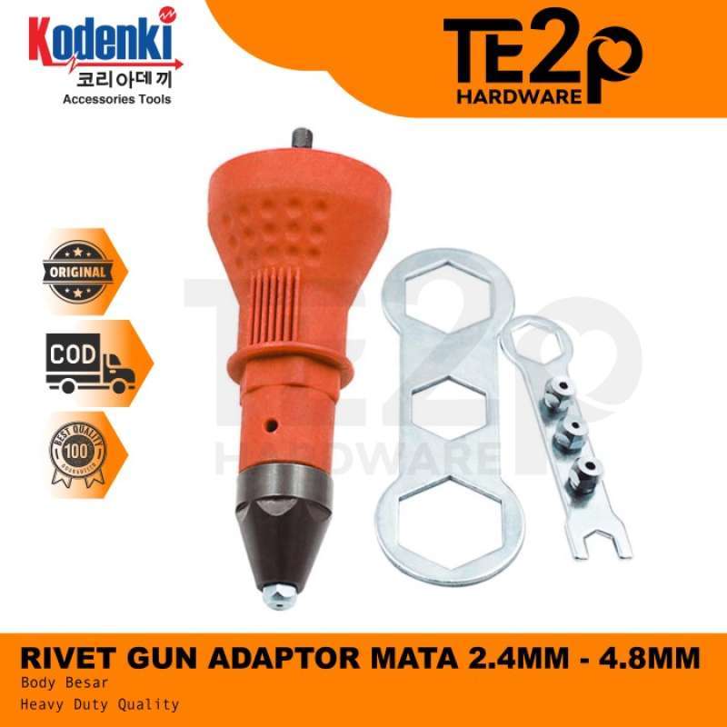 Promo Adapter Tang Rivet Adaptor Bor Tembakan Paku Rivet Tang Rivet ...