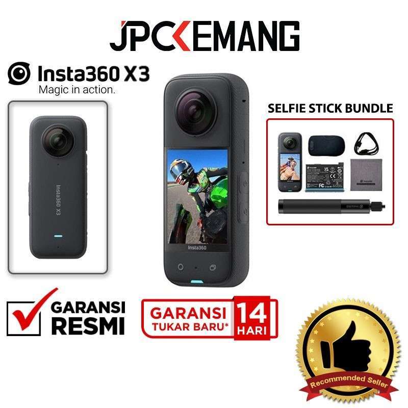 Promo Jpc Kemang Insta360 One X3 Action Camera Insta 360 One X3 With ...