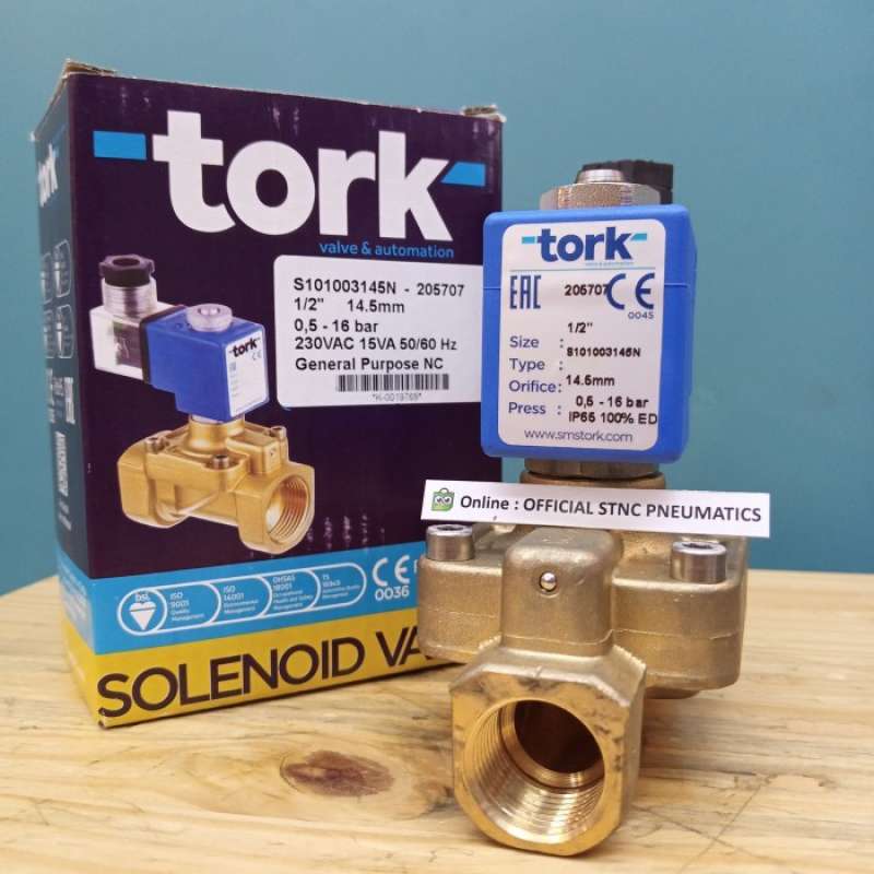 Promo Solenoid Valve 1/2 Inch Tork-gp103-230vac/110vac/24vdc/12vdc Diskon 23% Di Seller ...