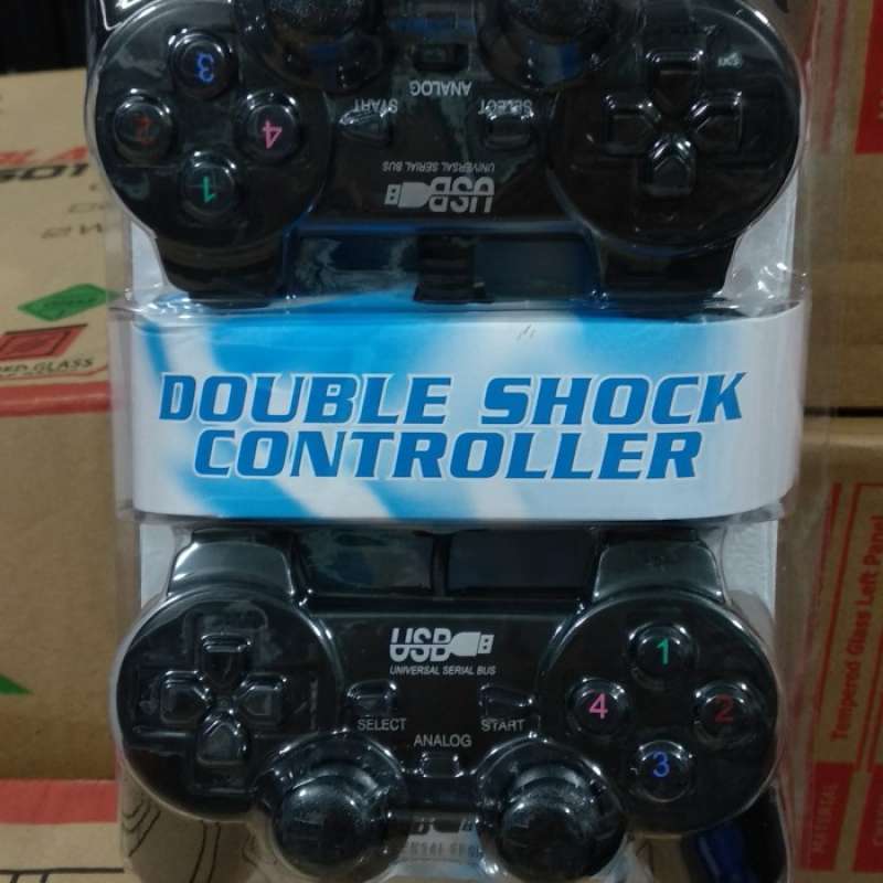 Promo Game Pad Stick Pc Joystick Double (pc Dual Shock Control) Diskon ...
