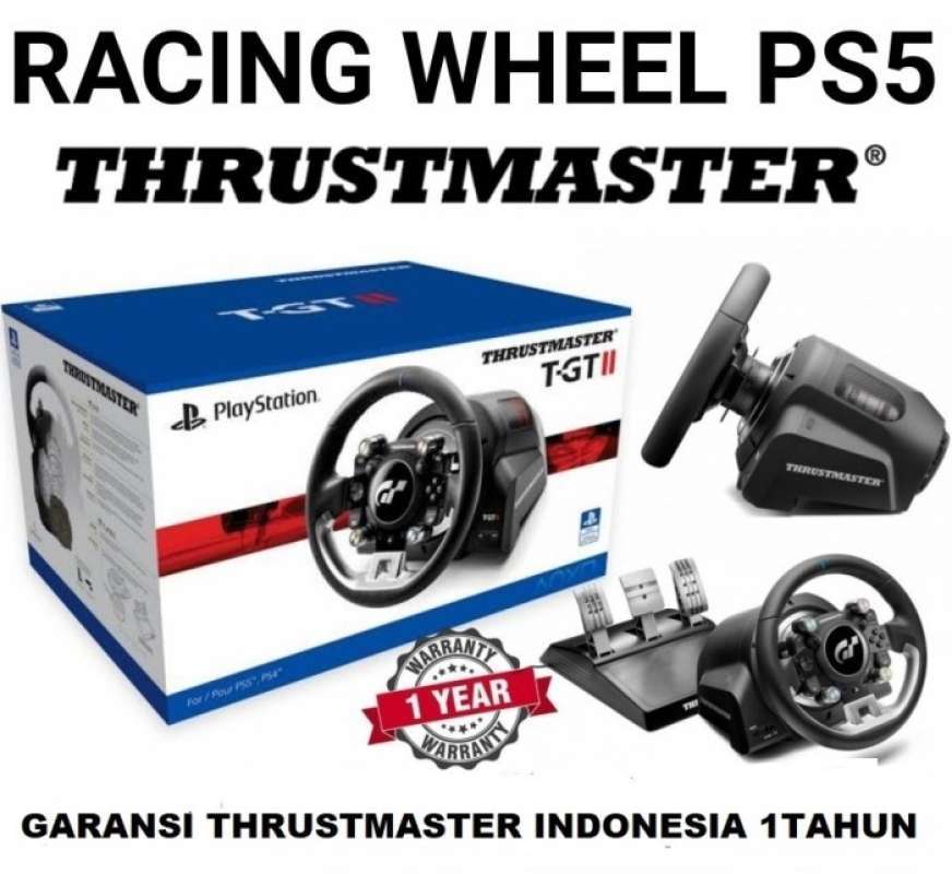 Promo Thrustmaster T-gt Ii Racing Wheel (pc/ps4/ps5) Diskon 23% Di ...